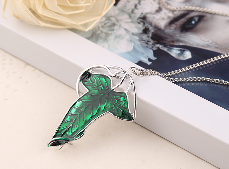 Lord Of The Ring Brooch Aragon Necklace Leaves Brooch The Elves Brooch ...