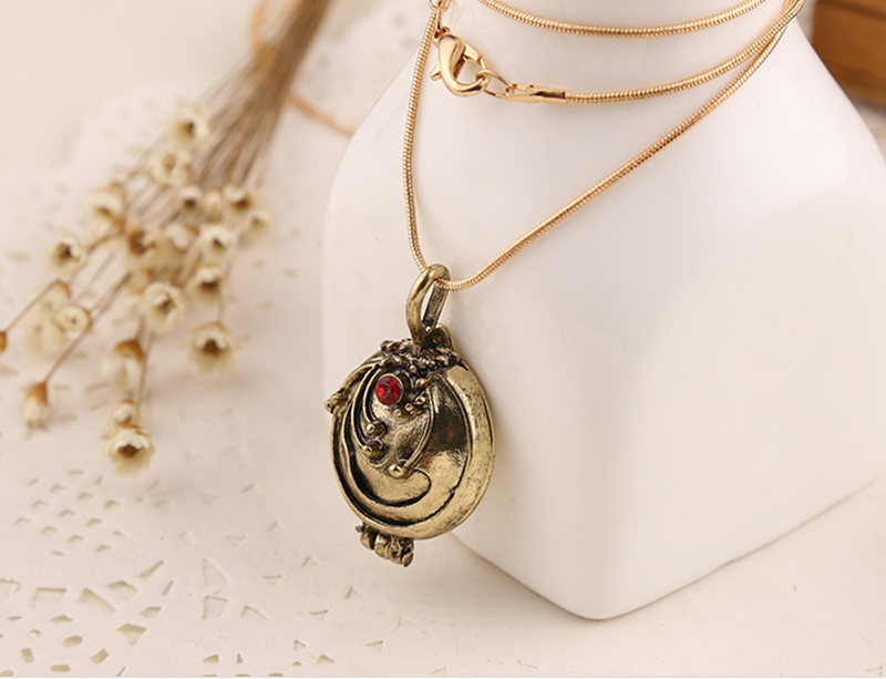 Elena's Antique Silver Vervain Locket Necklace The Vampire Diaries Gift ...